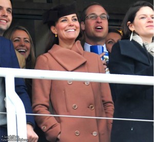 Kate Middleton at Cheltenham Festival in 2013