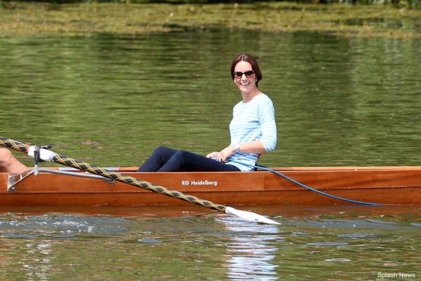 William & Kate take part in a rowing competition in Heidelberg, Germany