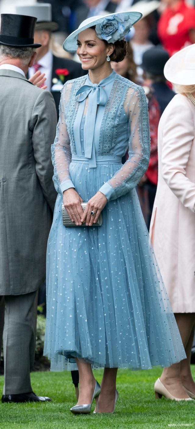 Kate Middleton wears blue Elie Saab outfit to Royal Ascot 2019