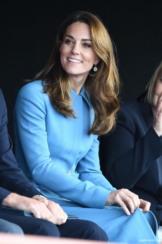 Kate Middleton's Latest Blue Outfits — Dresses, Coats, Sweaters etc