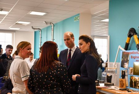 Kate Middleton in Alexander McQueen for DMRC Stanford Hall visit