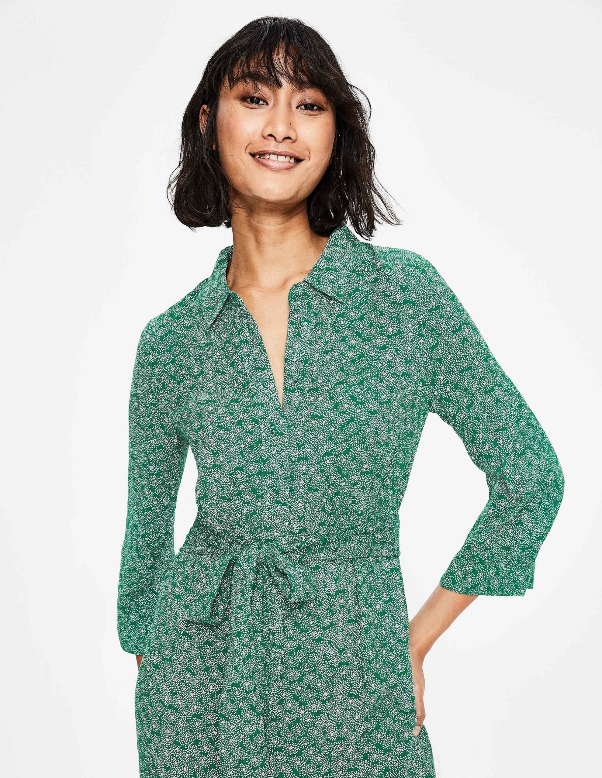 Kate Middleton's Green Boden Dress - Viola Maxi Shirt Dress