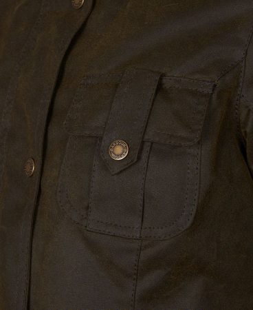 Kate Middleton's Barbour jacket - Defence Wax Coat in Olive Green