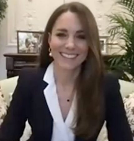 Kate Middleton's Astley Clarke necklace - blue Stilla pendant & gold chain