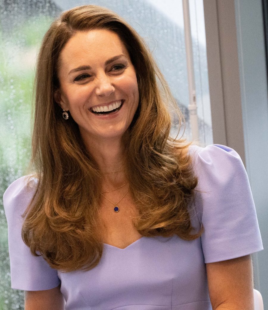 Kate Middleton's Astley Clarke necklace - blue Stilla pendant & gold chain