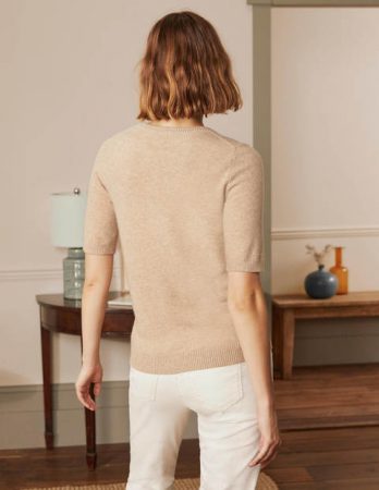 Kate Middleton's Boden Cashmere Knit Top in Smoky Quartz