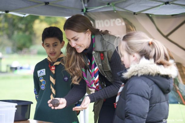 Casual Kate champions sustainable fashion for COP26 Scouts visit
