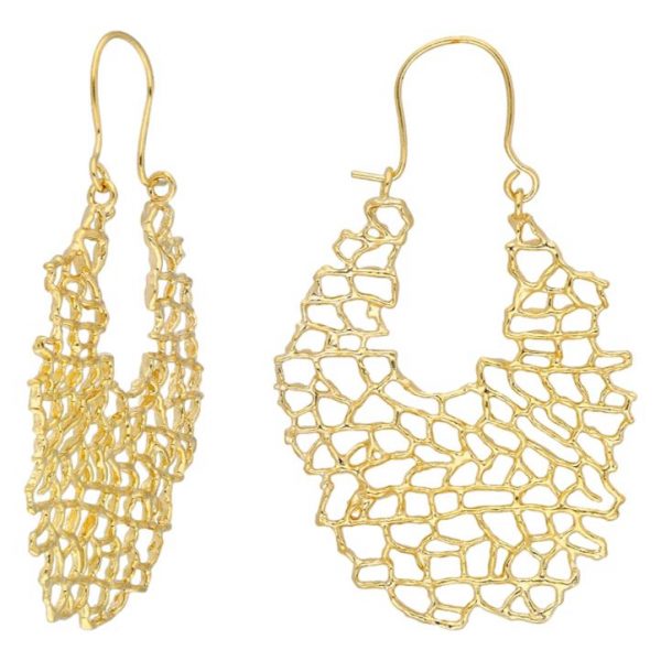 Kate Middleton's Nadia Irena Maya Gold Statement Hoop Earrings