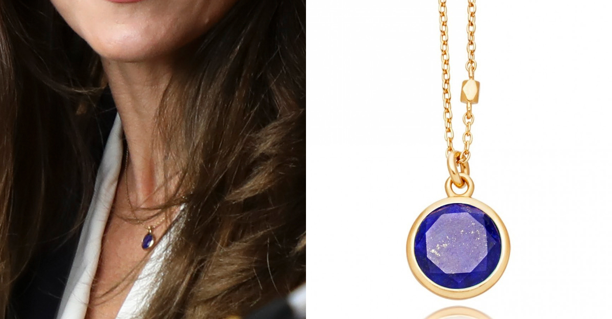 Kate Middleton meets Naval officers in navy blue suit