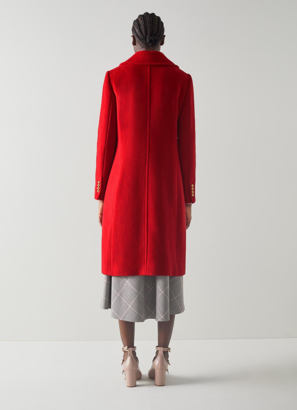 Kate Middleton's Red Coat from Wales is by L.K. Bennett