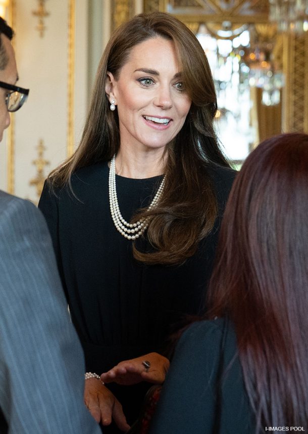 Kate Middleton wears Queen's Pearl Necklace To Luncheon