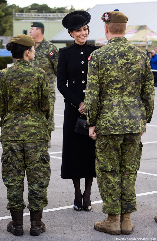 Kate Middleton visit Commonwealth troops at ATC Pirbright