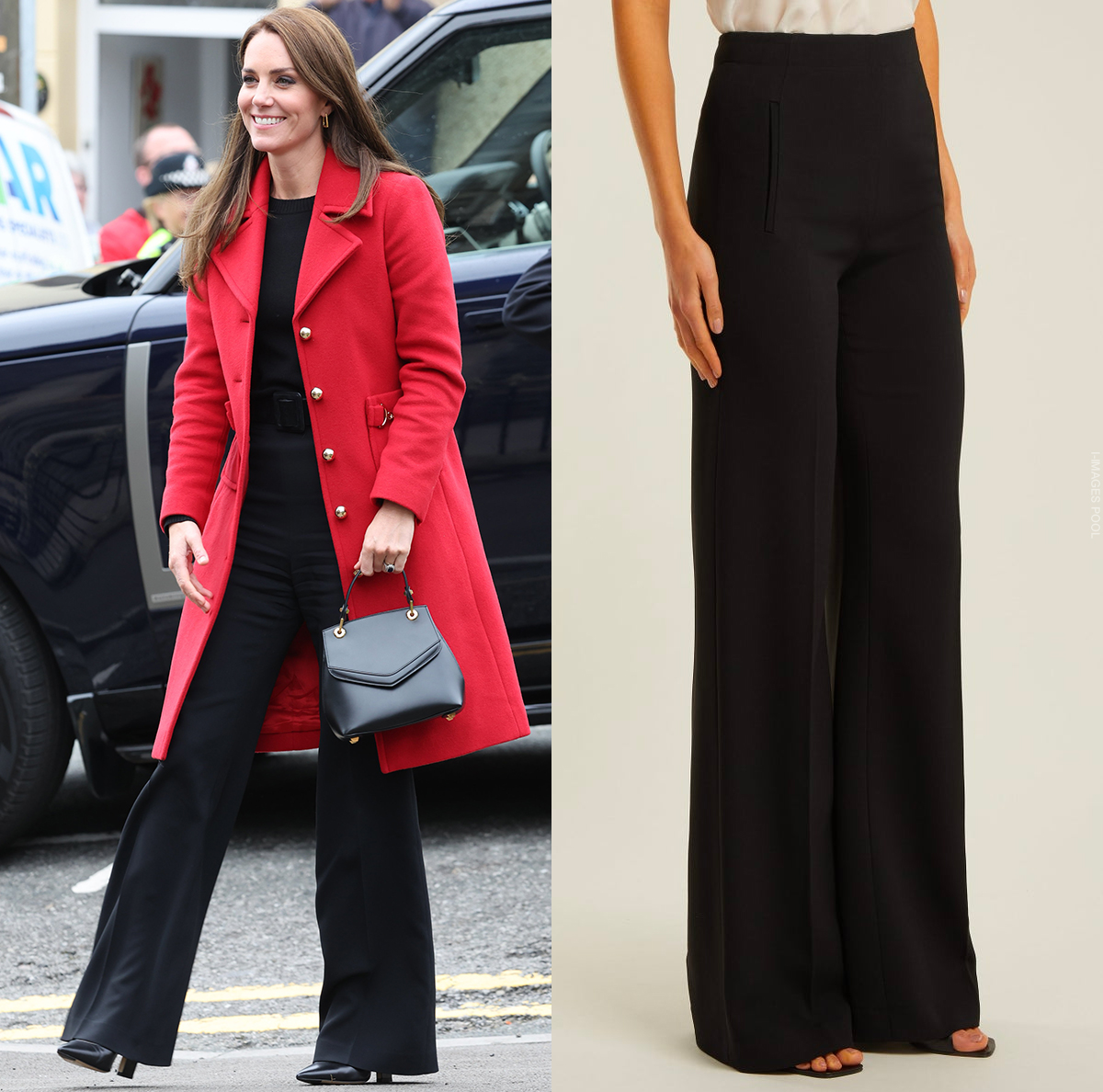 Kate Middleton pays tribute to Wales by wearing red for first visit to ...