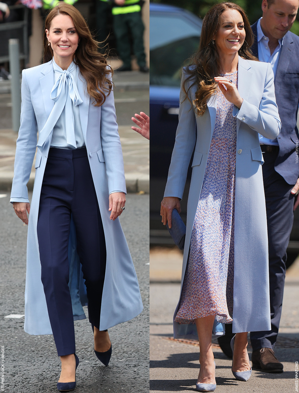 Kate Middleton wears tonal blue outfit in Northern Ireland