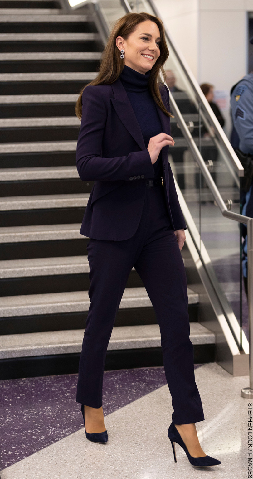 Kate Middleton arrives in Boston wearing a suit! Princess kicks off ...