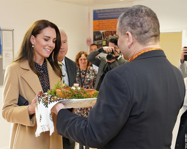 Kate Middleton's Outfit at the Ukrainian Cultural Centre Today