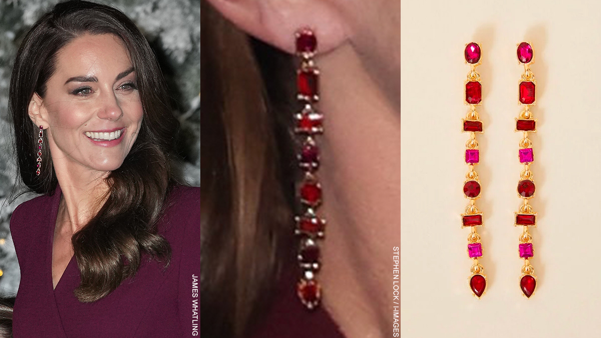 Kate Middleton in Burgundy for Royal Carols: Together At Christmas
