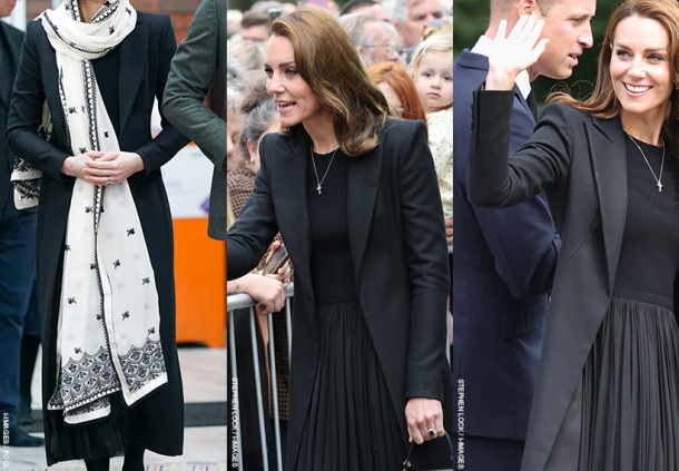 Kate Middleton Respectfully Covers Up With Headscarf for Visit to Hayes ...