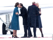 Kate Middleton in green suit for meeting with Norwegian royals