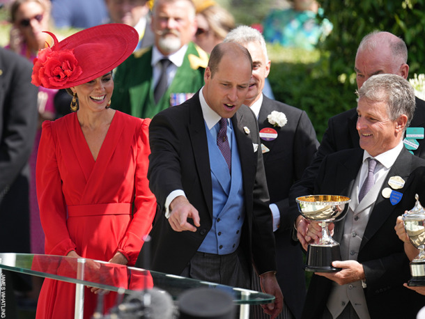 Kate Middleton's vivid red dress at Royal Ascot 2023