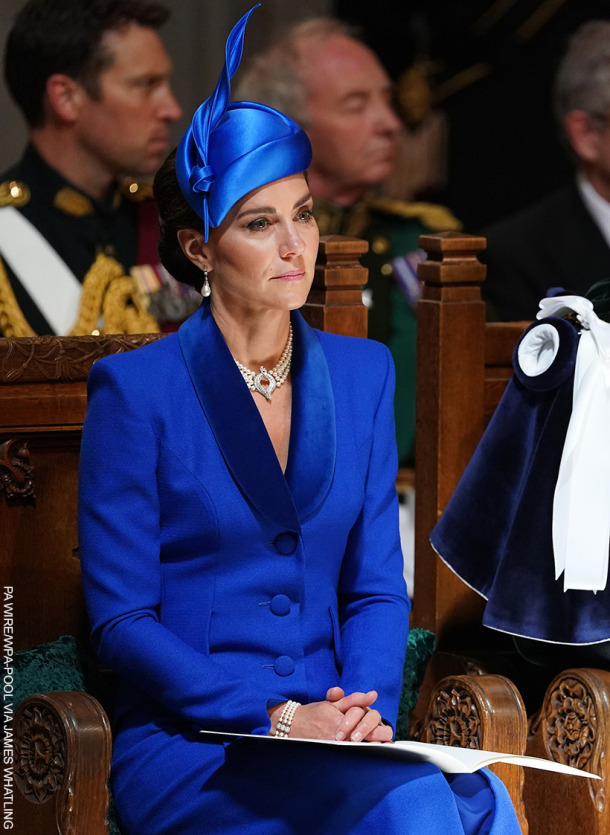 Kate Middleton (Predictably) Opts For Blue At 'Scottish Coronation'