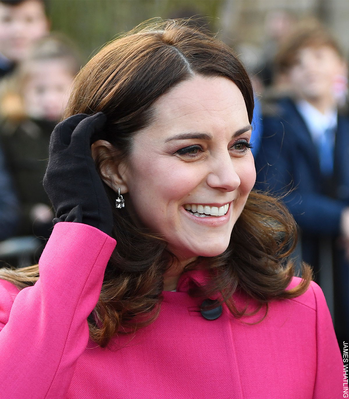 Cornelia James Beatrice Bow Gloves worn by Kate Middleton