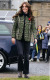 Kate Middleton's Burberry Quilted Jacket in Dark Green Check