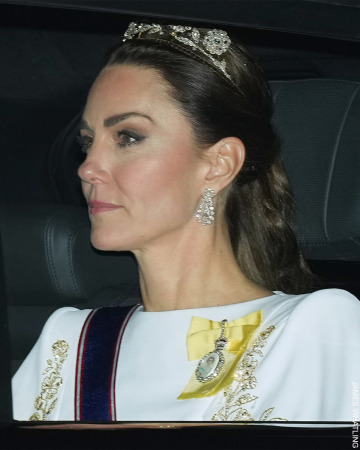 Strathmore Rose Tiara Worn by Kate Middleton, Princess of Wales