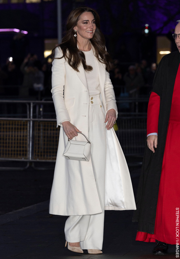 Kate Middleton in ivory for 'Together At Christmas' carol service