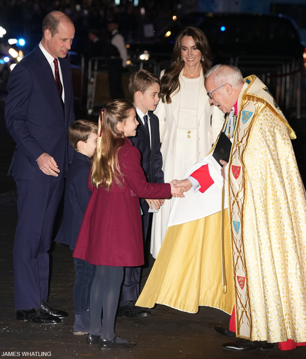Kate Middleton in ivory for 'Together At Christmas' carol service