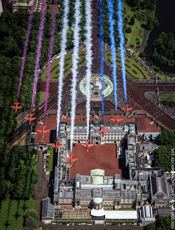 Kate Middleton in Monochrome For Trooping The Colour