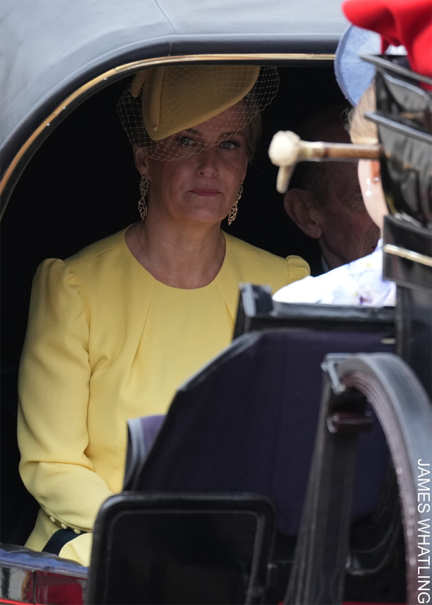 Kate Middleton in Monochrome For Trooping The Colour