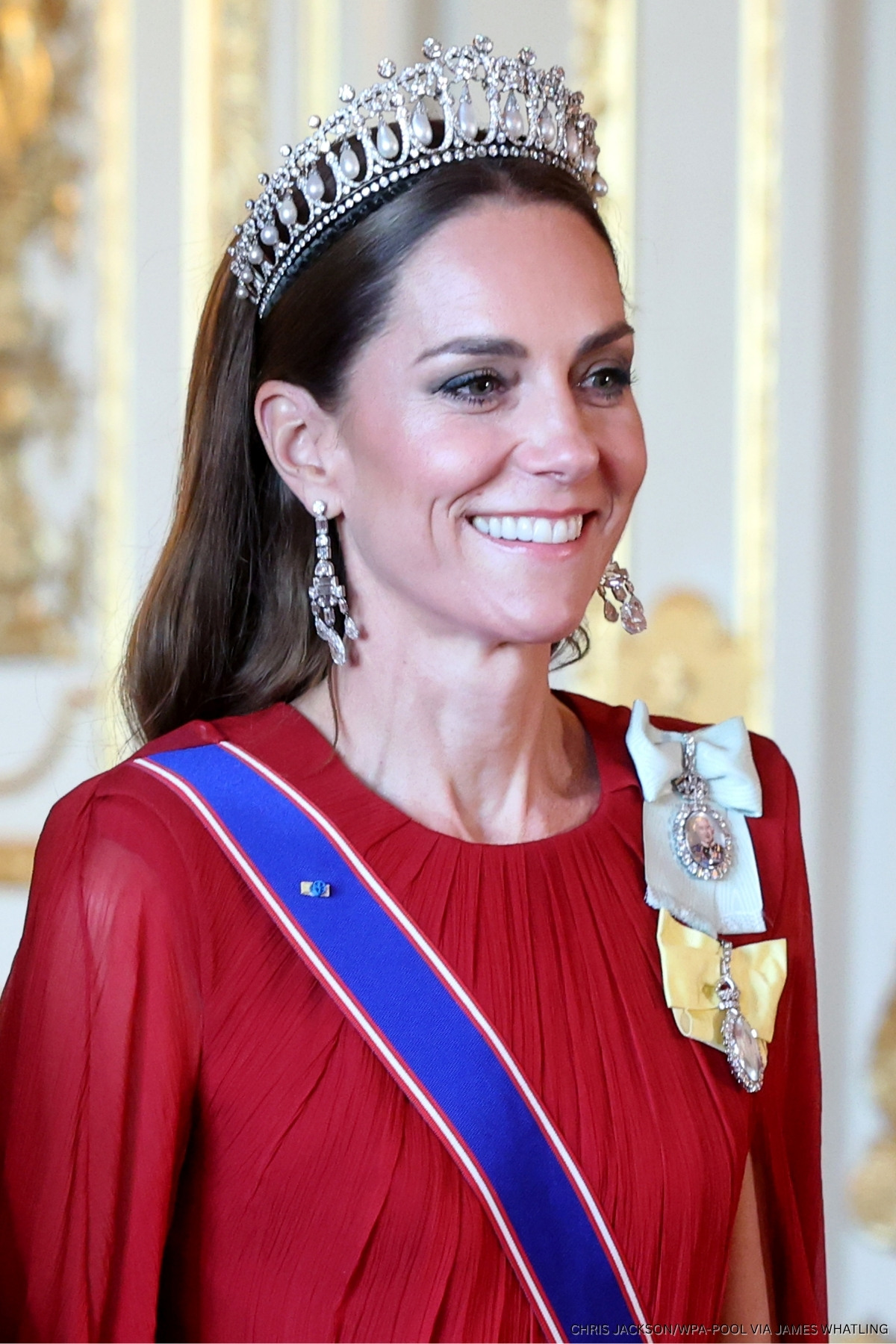 Kate Middleton's State Banquet Looks - Glittering Jewels & Shimmering Gowns