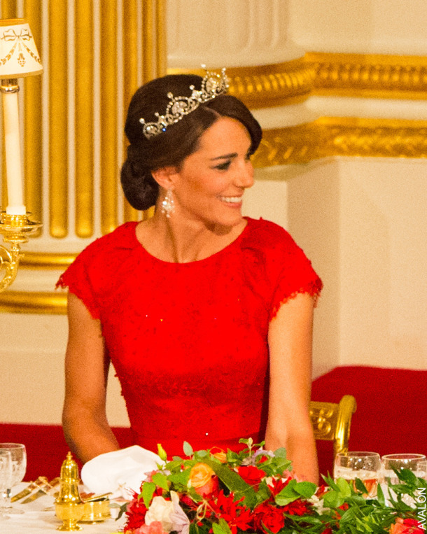 Kate Middleton's State Banquet Looks - Glittering Jewels & Shimmering Gowns
