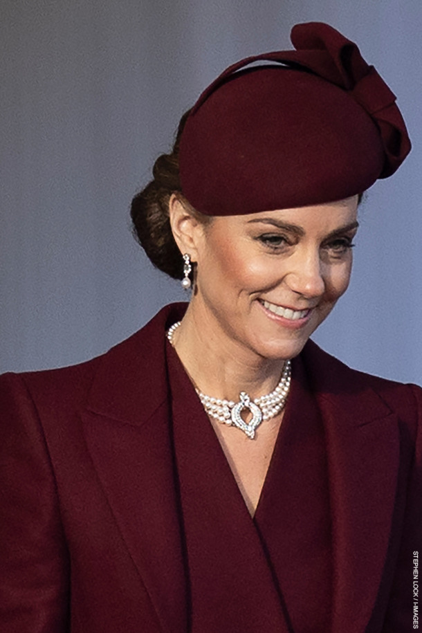 Kate Middleton’s Burgundy Look Was a Diplomatic Nod to Qatar