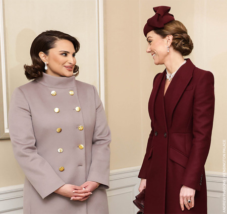 Kate Middleton’s Burgundy Look Was a Diplomatic Nod to Qatar