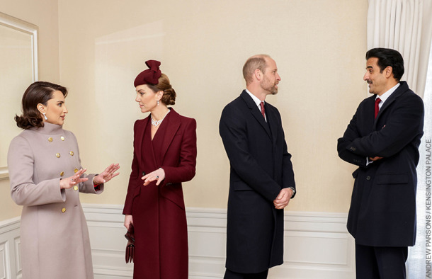 Kate Middleton’s Burgundy Look Was a Diplomatic Nod to Qatar