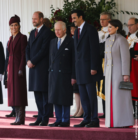 Kate Middleton’s Burgundy Look Was a Diplomatic Nod to Qatar