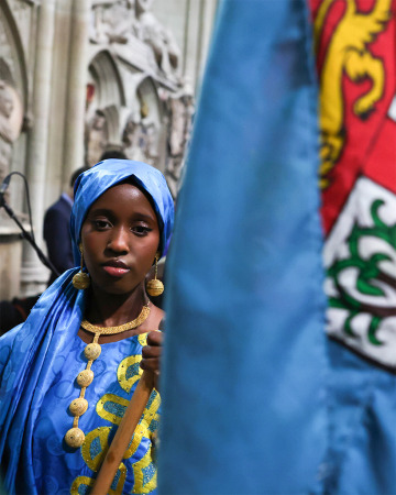 Kate Middleton returns to Commonwealth Day service wearing red repeats ...