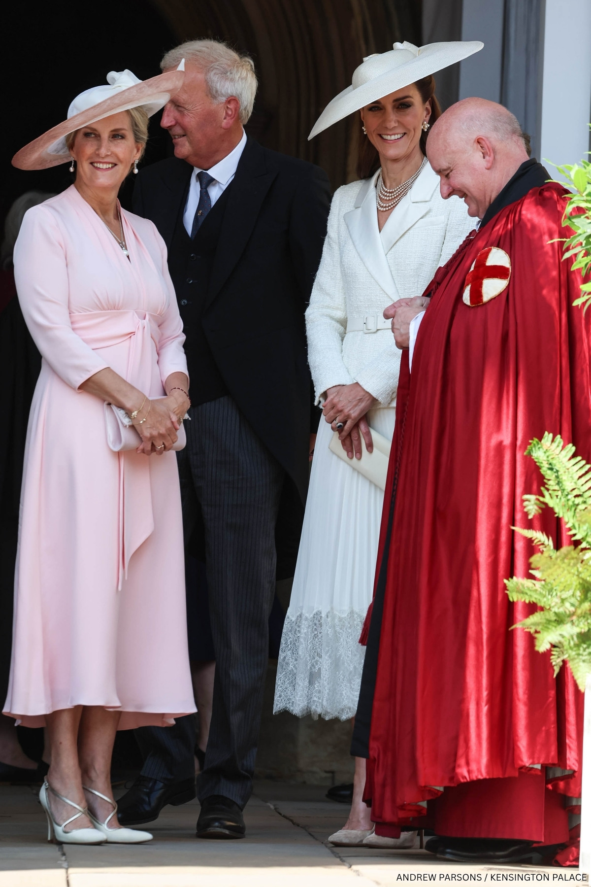 Kate Middleton Looks Breezy In White Blazer Dress For Garter Day 2025