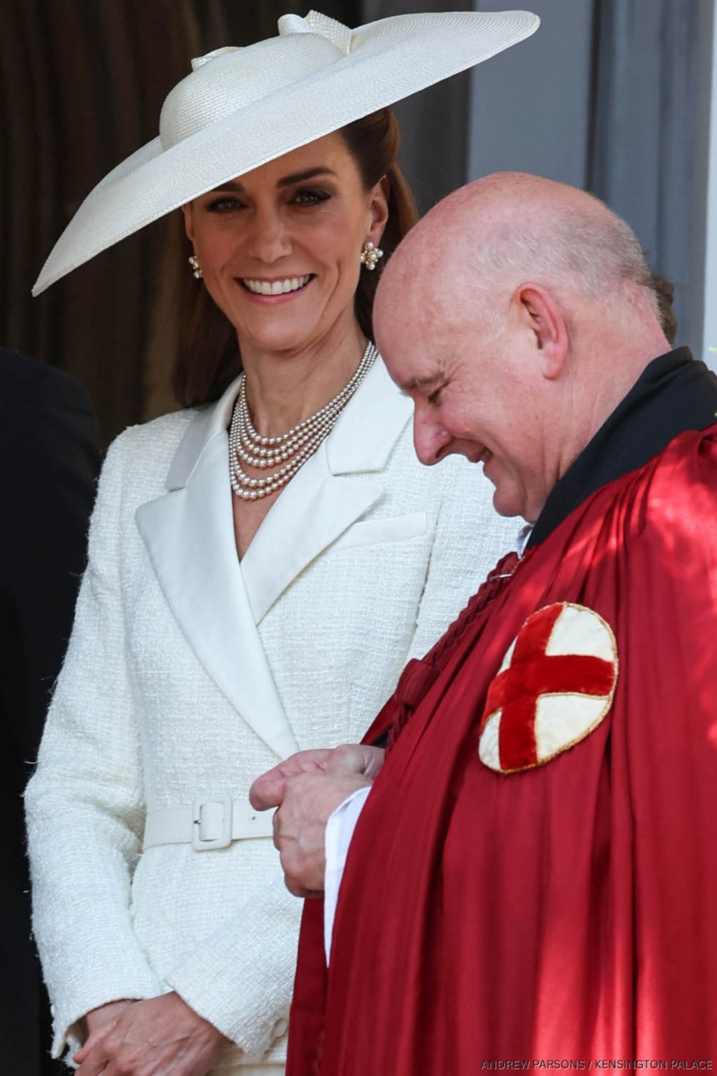 Kate Middleton Looks Breezy In White Blazer Dress For Garter Day 2025