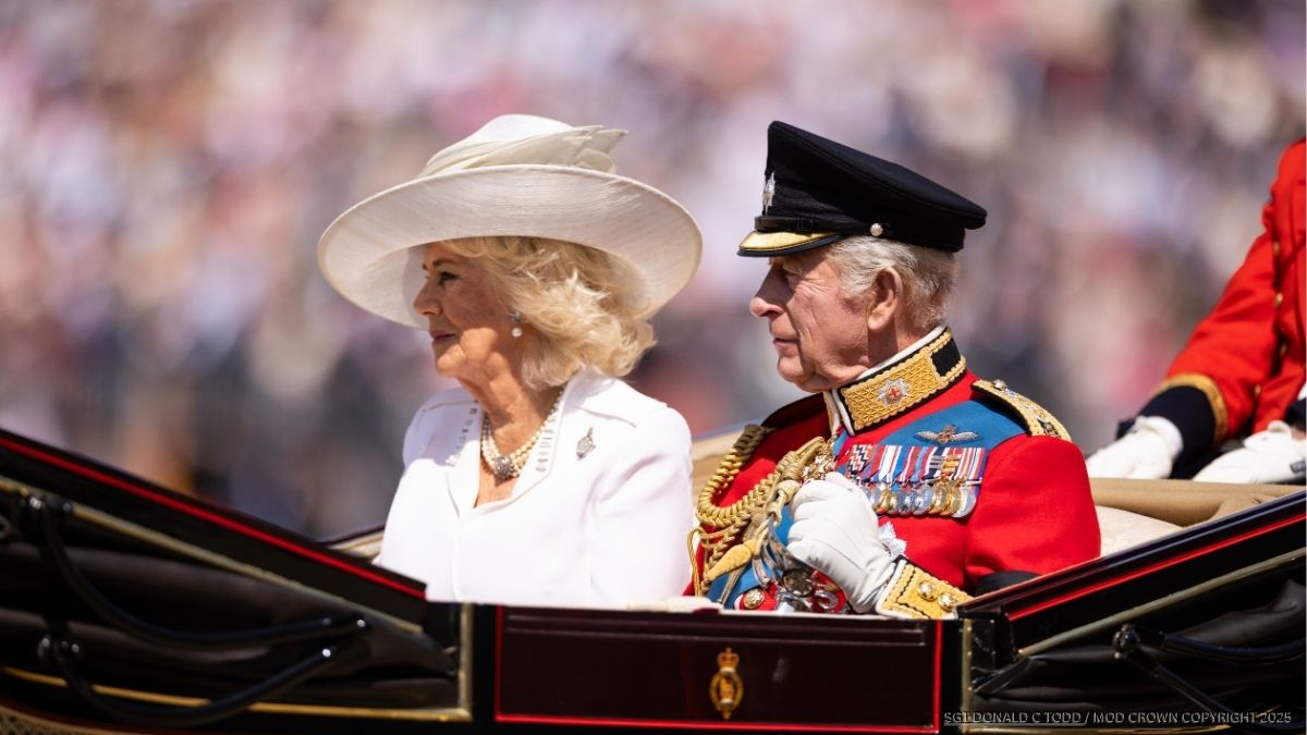 Kate Middleton Stuns in Teal Catherine Walker at Trooping the Colour