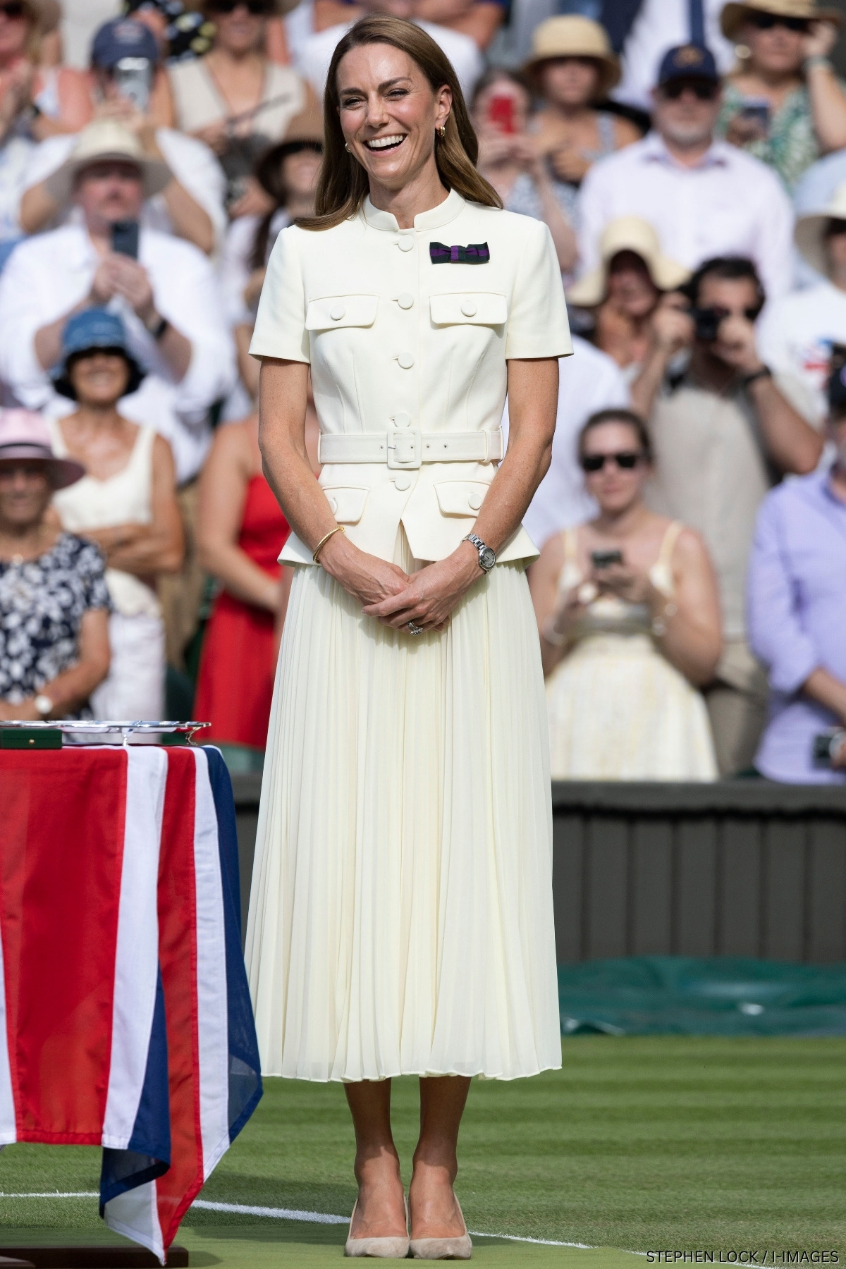 Kate Middleton Serves Up A Classic Look in Tennis Whites at Wimbledon