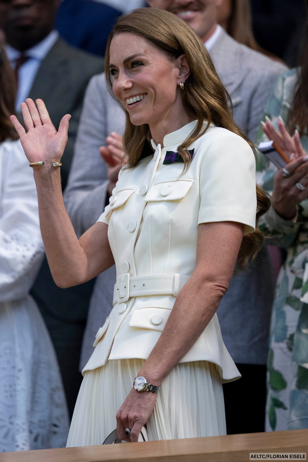 Kate Middleton Serves Up A Classic Look in Tennis Whites at Wimbledon