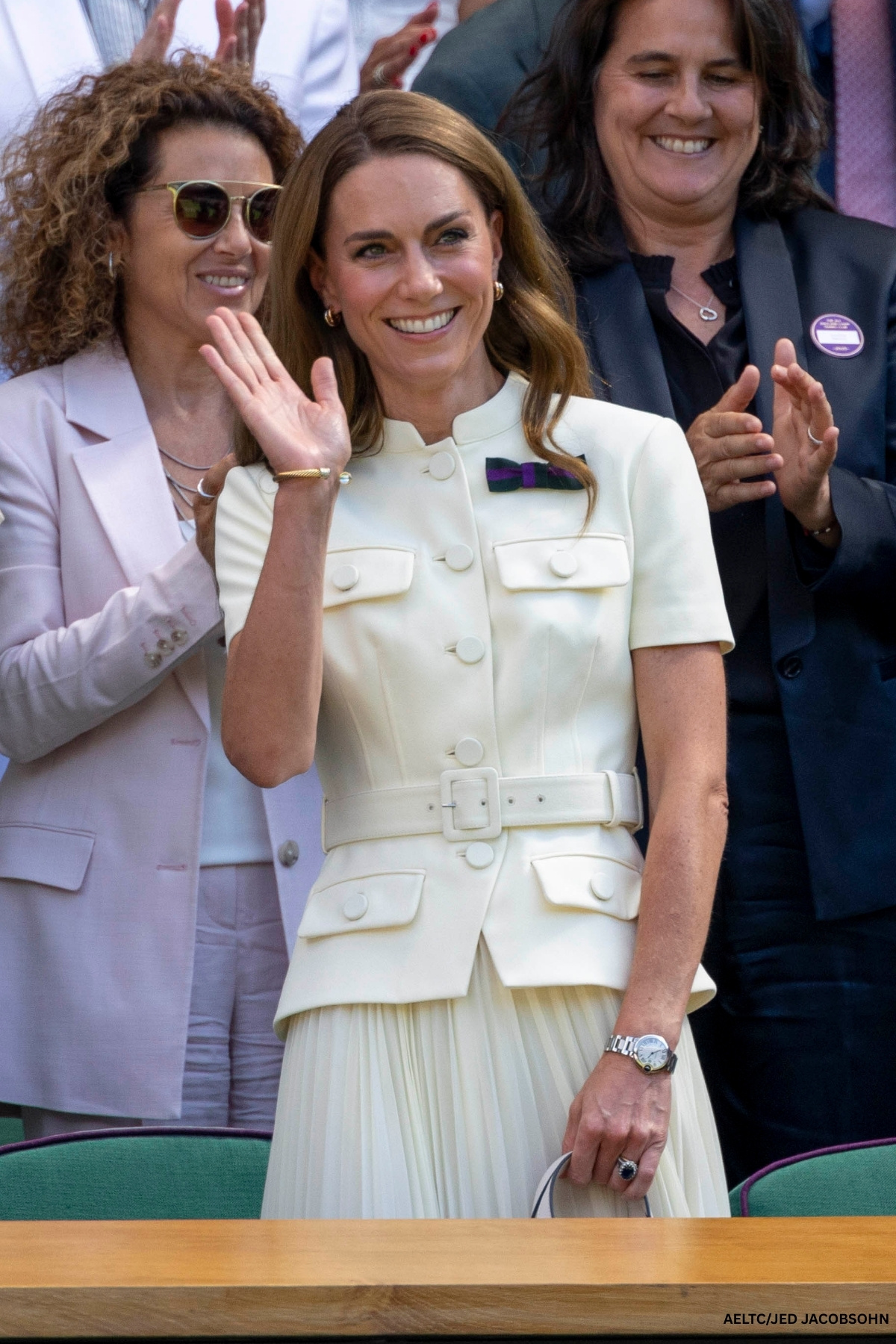 Kate Middleton Serves Up A Classic Look in Tennis Whites at Wimbledon