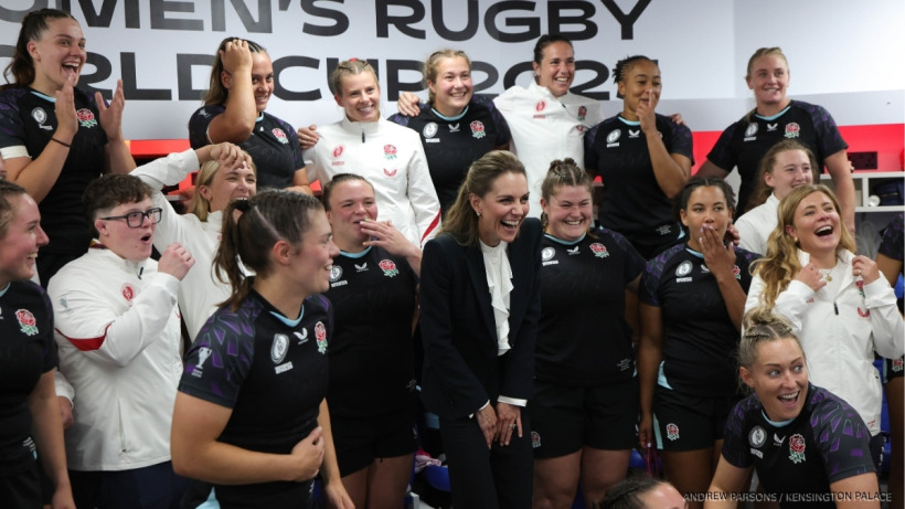 Kate Middleton Looks Polished As She Supports England at Women's Rugby ...