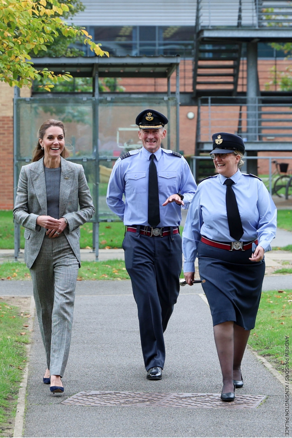 Princess of Wales Steps Out in Sleek Grey Suit for RAF Coningsby Visit