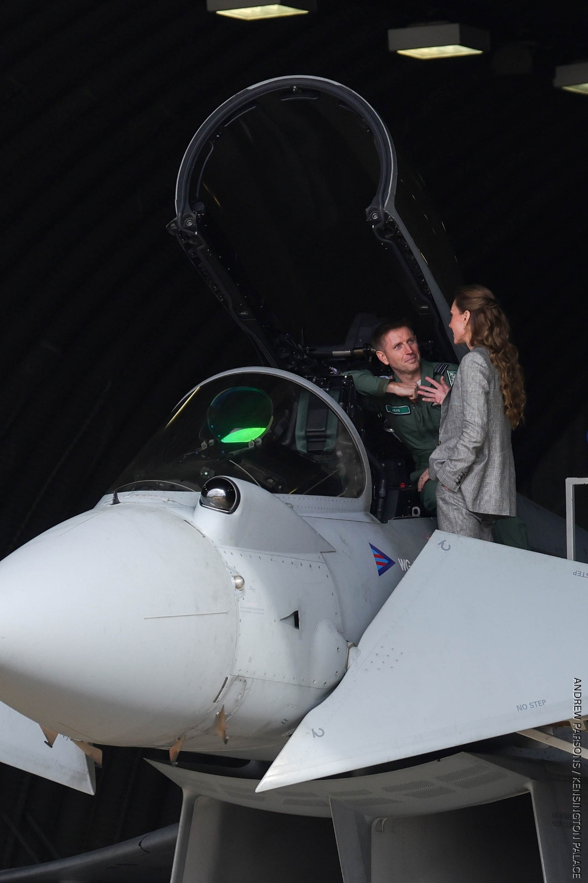 Princess of Wales Steps Out in Sleek Grey Suit for RAF Coningsby Visit
