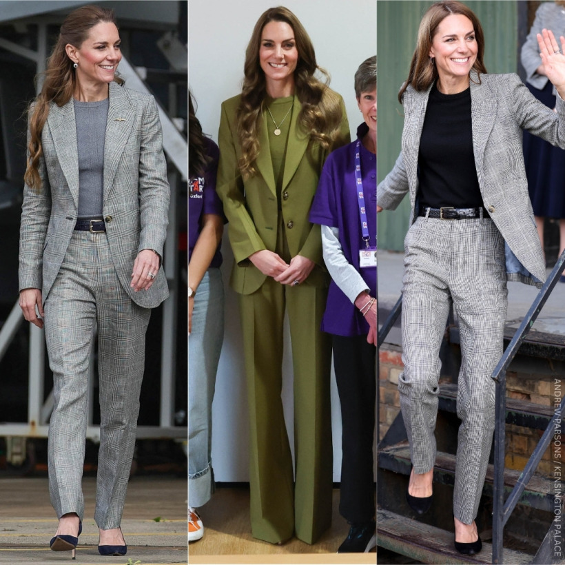 Kate Middleton Wears Camel Roland Mouret Suit to Welcome the Jordanian ...