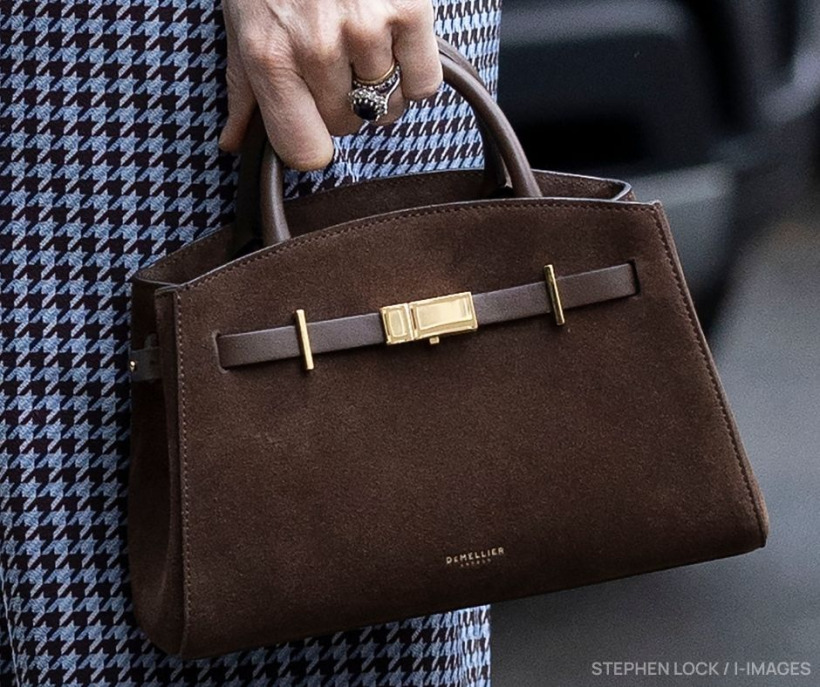 Kate Middleton's DeMellier Small Hudson in Mocha Brown Suede